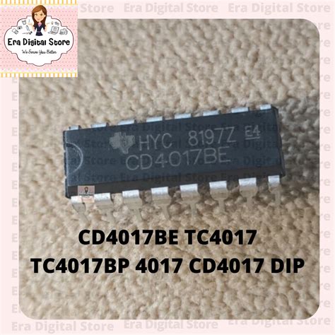 Jual Cd4017be Cd4017b Cd4017 Dip Orisinil Shopee Indonesia