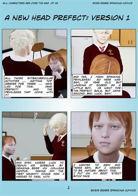 Fm Spanking Comic Page 1 By Rosiespankings On Deviantart