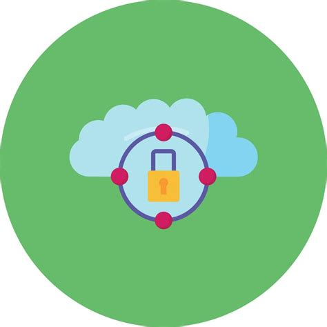 Secure Cloud Vector Icon 31070251 Vector Art At Vecteezy