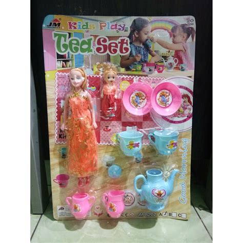 Jual Sendytoys Tea Set Mainanbarbie Shopee Indonesia