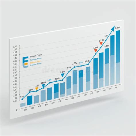 Bar Chart With A Series Of Blue Vertical Bars Representing Data Over