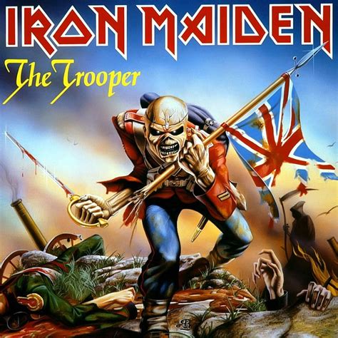 Iron Maiden The Trooper 1983 Eslogan Magazine Notícias De
