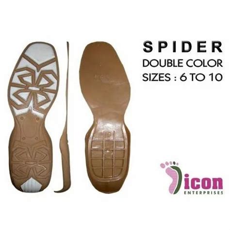 Silver And Tan Mens Double Color Spider Sole Size 6 10 At ₹ 70pair