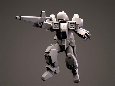 Veritech Cyclone Mospeda Low Poly Version 3d Model