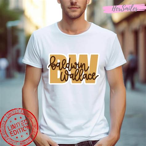 Baldwin Wallace University Logo Shirt Hersmiles