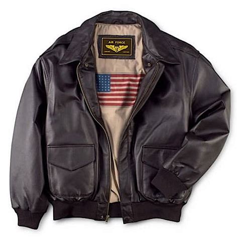 Landing Leathers Mens Genuine Leather A 2 Air Force Flight Bomber