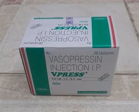 Vasopressin Injection Ip 20mg1vial At ₹ 105piece In Patna Id