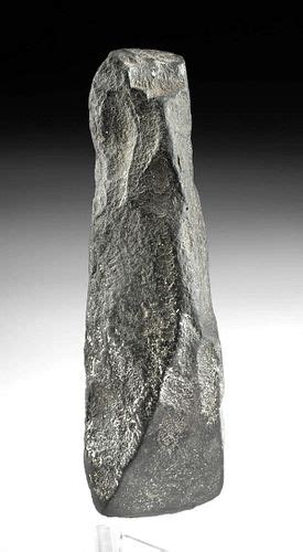 18th C Hawaiian Basalt Adze Blade Sold At Auction On 4th November