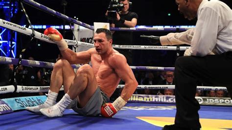 Best Shots From Joshua Klitschko Heavyweight Title Fight