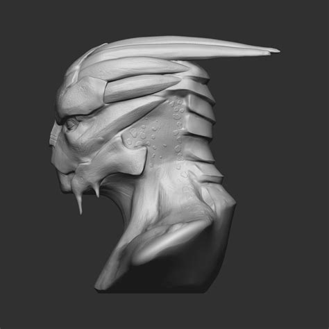 Garrus From Mass Effect 3d Model 3d Printable Cgtrader