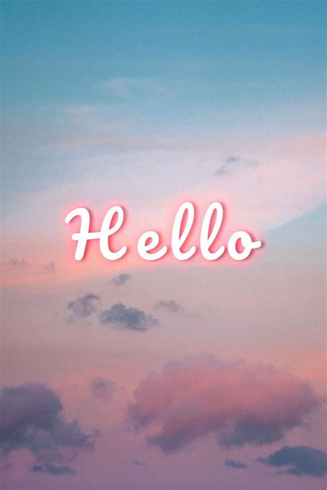 Neon Hello Message Psd Text Effect Template