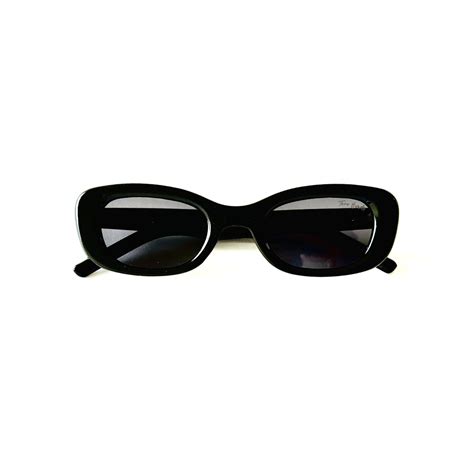Black Rimmed Cat Eye Sunglasses For Men And Women Lensbae
