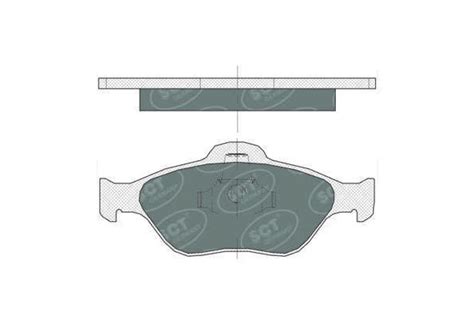 SP 363 Brake Pad Set, disc brake SCT