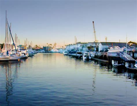 Newport Harbor At Sunset Painting By Elaine Plesser Fine Art America