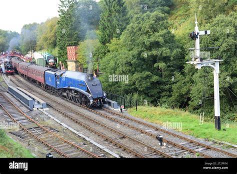 Lner Class A4 Pacific No 60007 4498 Sir Nigel Gresley At Goathland Station On The North