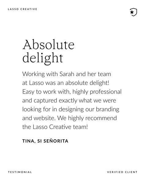 Lasso Creative On Linkedin Working With Sarah And Her Team At Lasso Was An Absolute Delight