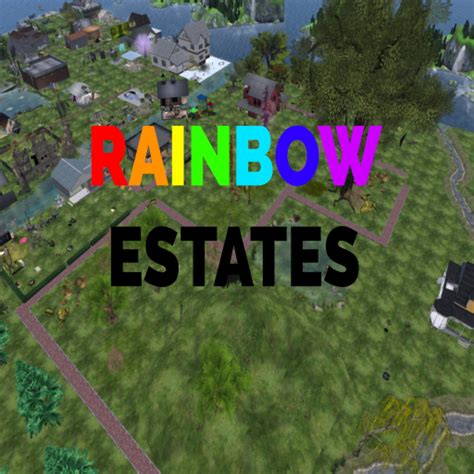 Second Life Marketplace Rainbow Estates 146 Prims 131l Per Week