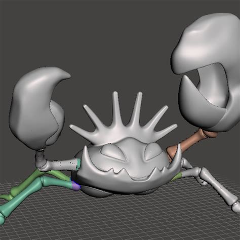 Stl File Kingler Pokemon 🐉 ・3d Printing Design To Download・cults