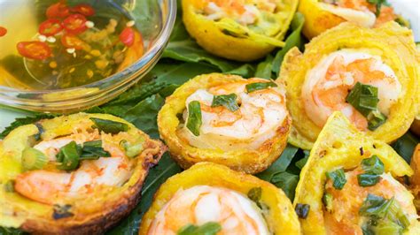 Banh Khot Recipe Vietnamese Mini Savory Pancakes Vietfoodnet