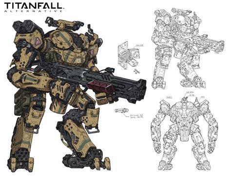 Artstation Explore Titanfall Mech Concept Art Titanfall Titan