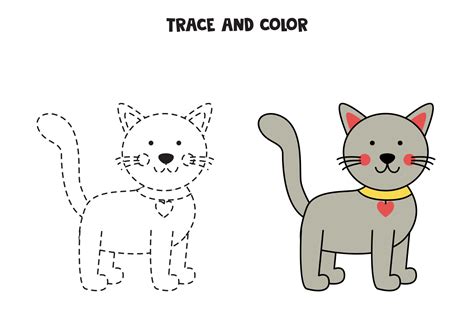 Cat Drawing Trace At Rosetta Cogan Blog
