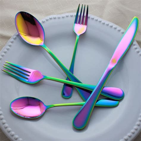 Start The New Year With These Beautiful Colored Flatware Sets Sure To