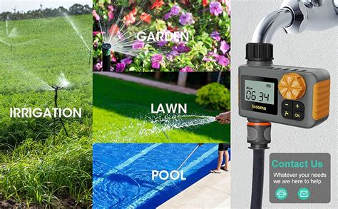 Insoma Temporizador De Rociador Temporizador De Llave De Manguera De Jardín Para Exteriores