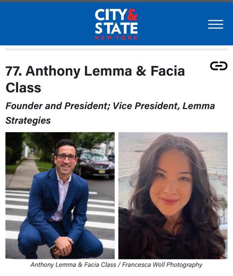 Many Thanks To City And State For Including Lemma Strategies On Its Top