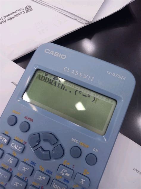 Classwiz Calculator In Blue