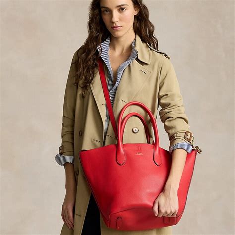 Ralph Lauren Reversible Leather Medium Bellport Tote Shopstyle