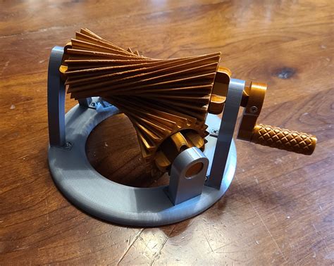 3d Printed Hyperboloidal Gear Model Etsy