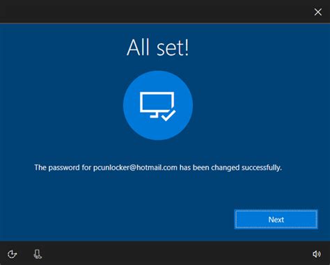 Reset Microsoft Account Password From Windows Lock Screen Tutorial