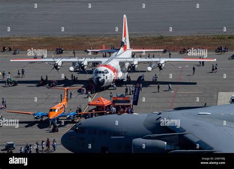 Arctic Thunder Open House Attendees Tour Static Aircraft Displays On