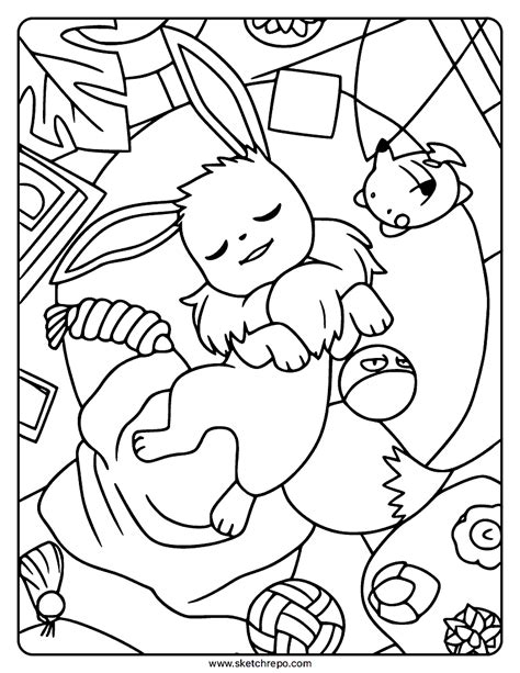 Pokemon Eevee Evolutions Coloring Pages Pokemon Eevee Evolutions