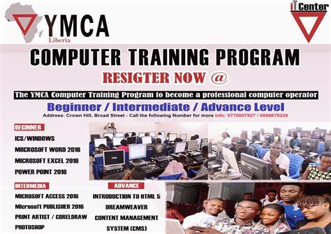 Computer Training Program Ymca Liberia