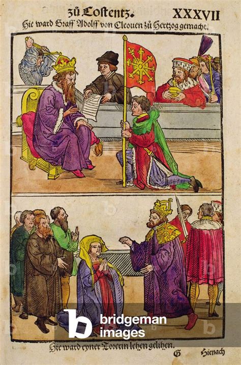 Image Of Sigismund Raises Count Adolph Of Cleves To The Rank Of By