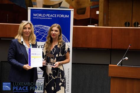 Patrir On Linkedin Our Colleague Mariia Levchenko At The World Peace