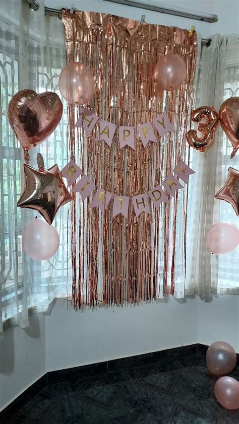 Pin By Gulshan On Birthday Party Decor Simple Birthday Decorations Surprise Birthday