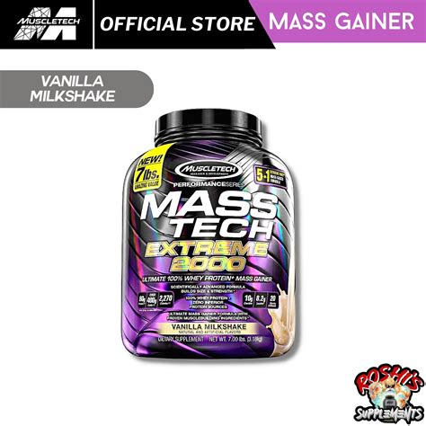 Muscletech Mass Tech Masstech Extreme 2000 7lbs Ultimate 100 Whey