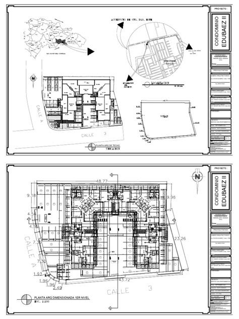 Edif Edubaez Ii Planos Arquitectonico Pdf