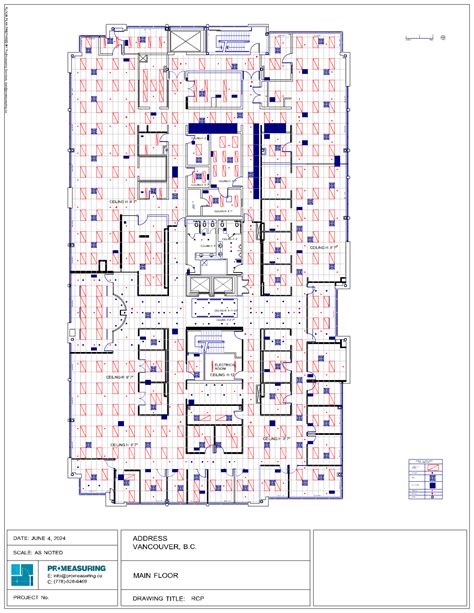 Rcp Space Measurements As Built Drawings Boma Standard Area