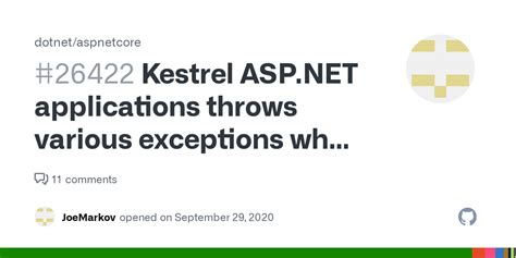 Kestrel Aspnet Applications Throws Various Exceptions When Benchmarked