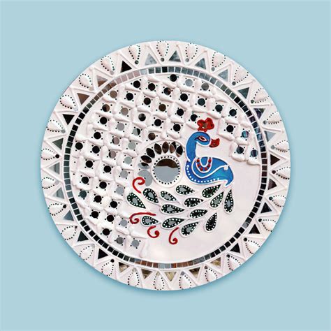 Peacock Lippan Art Wall Decor Zwende