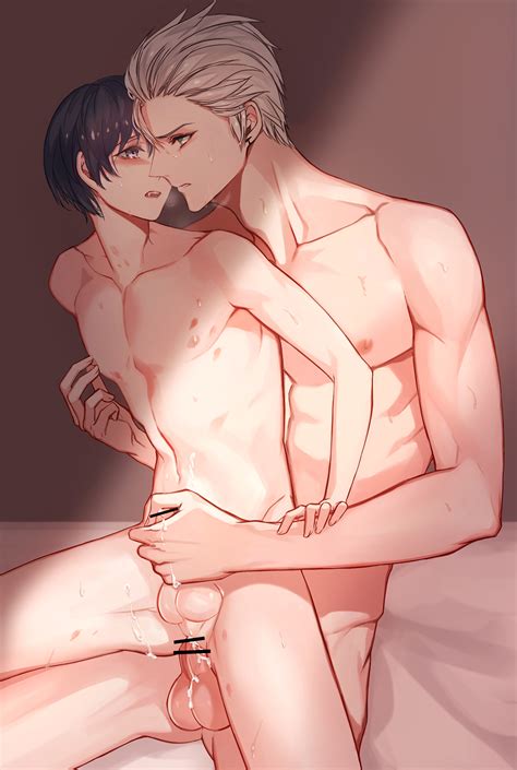 Sionel Lubin Original Hair Strand Commentary Request Highres 2boys