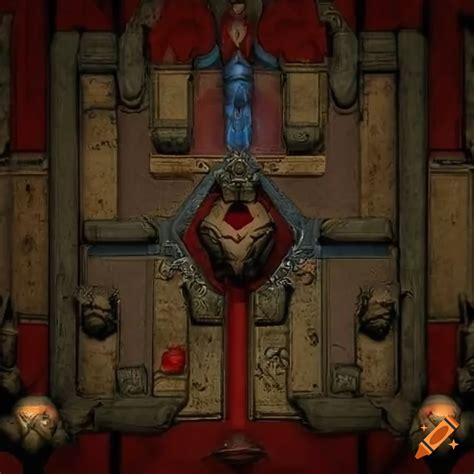 Abstract Design Of Borders For Diablo 2 Game Assets On Craiyon