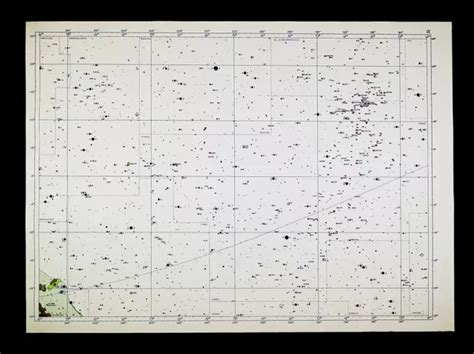 1962 Becvar Star Map 9 Equatorial Sky Chart Libra Virgo Bootes Nebula Astronomy £24 75 Picclick Uk