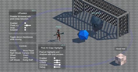 Upixelator Pixelize 3d Scenes Unity Pixelatorupixelator Asset Provides The Basis For