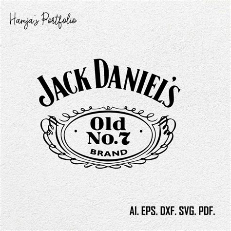 Jack Daniels Whisky Logo Svg Vector Design Masterbundles