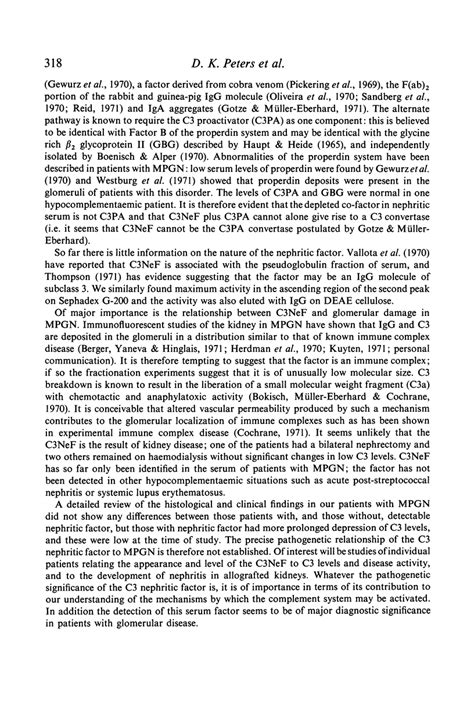 Complement Studies In Membranoproliferative Glomerulonephritis Pmc