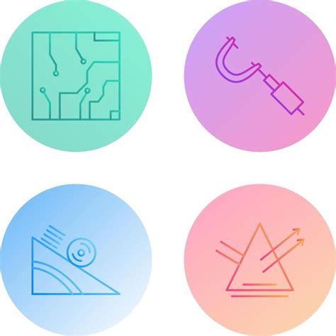 Electrical Circuit And Micrometer Icon 44699023 Vector Art At Vecteezy